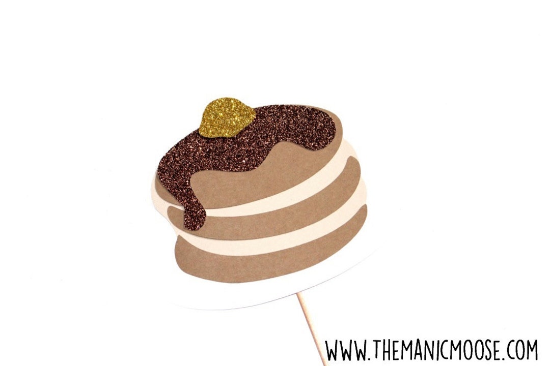 Photo Booth Props ~ Pancakes ~ Stack of Pancakes With Glitter ...