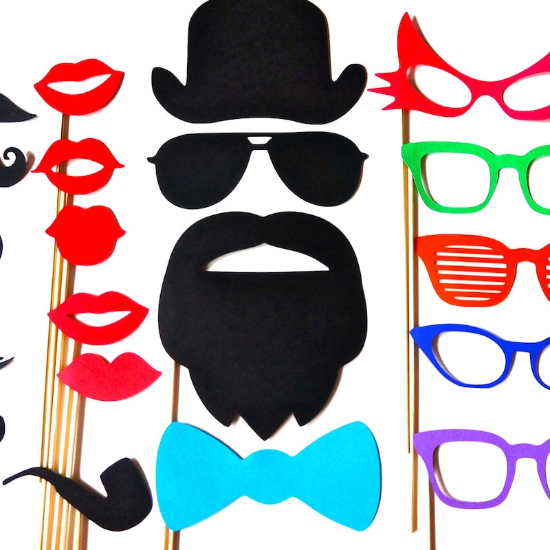 Photobooth Glasses - Etsy