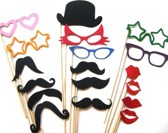 Photobooth Props Giant Mustache on a Stick 7 X - Etsy