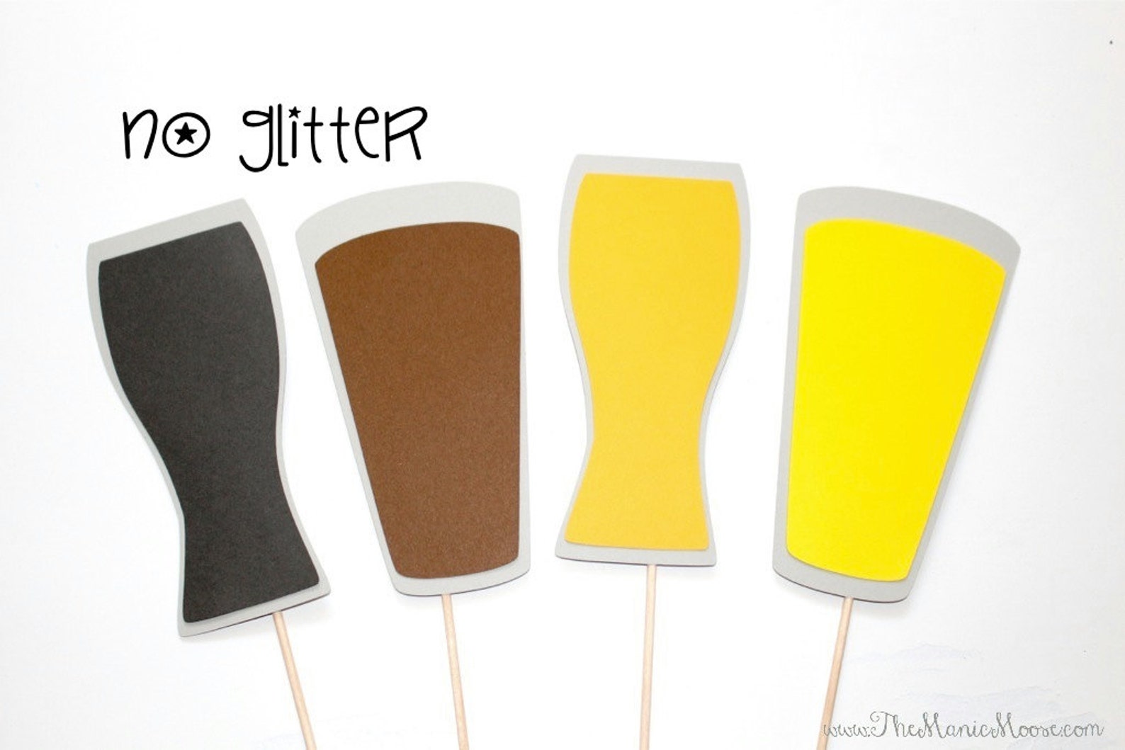 Photo Booth Props Craft Beers Set of 4 Props Craft Beer - Etsy