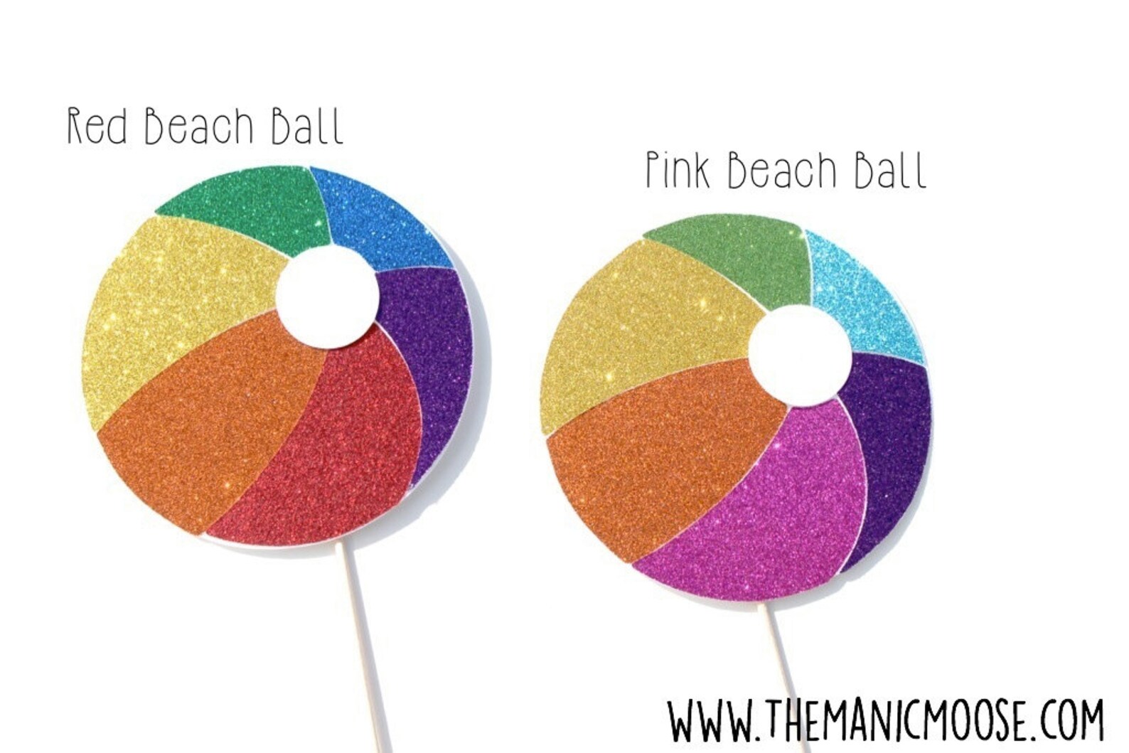 Beach Ball Photo Booth Props Large GLITTER Beach Ball Prop - Etsy