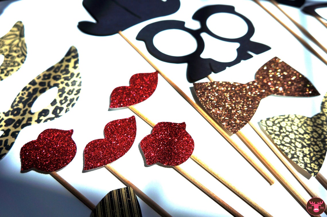 Photo Booth Party Props the Vintage Collection 20 Piece - Etsy