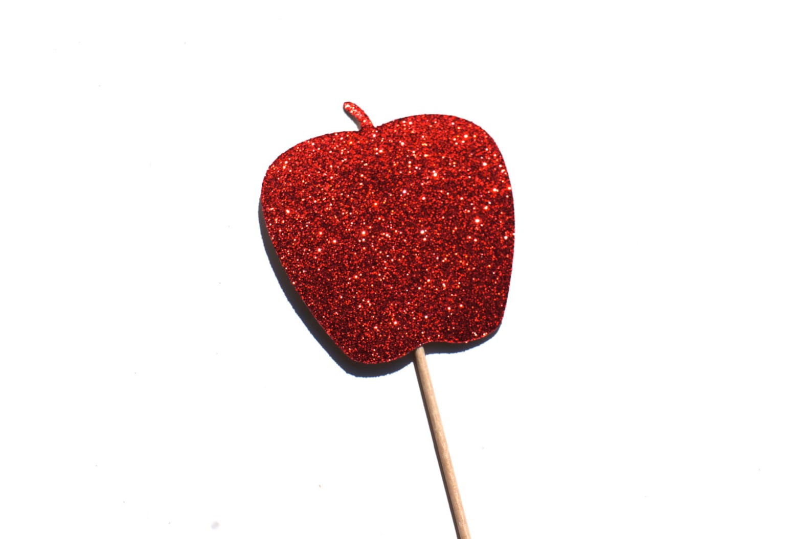 Photo Booth Props Glitter Apple GLITTER Props Birthdays | Etsy