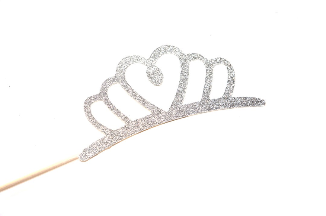 Miniature Tiara Photo Booth Prop Birthdays, Weddings, Parties GLITTER ...
