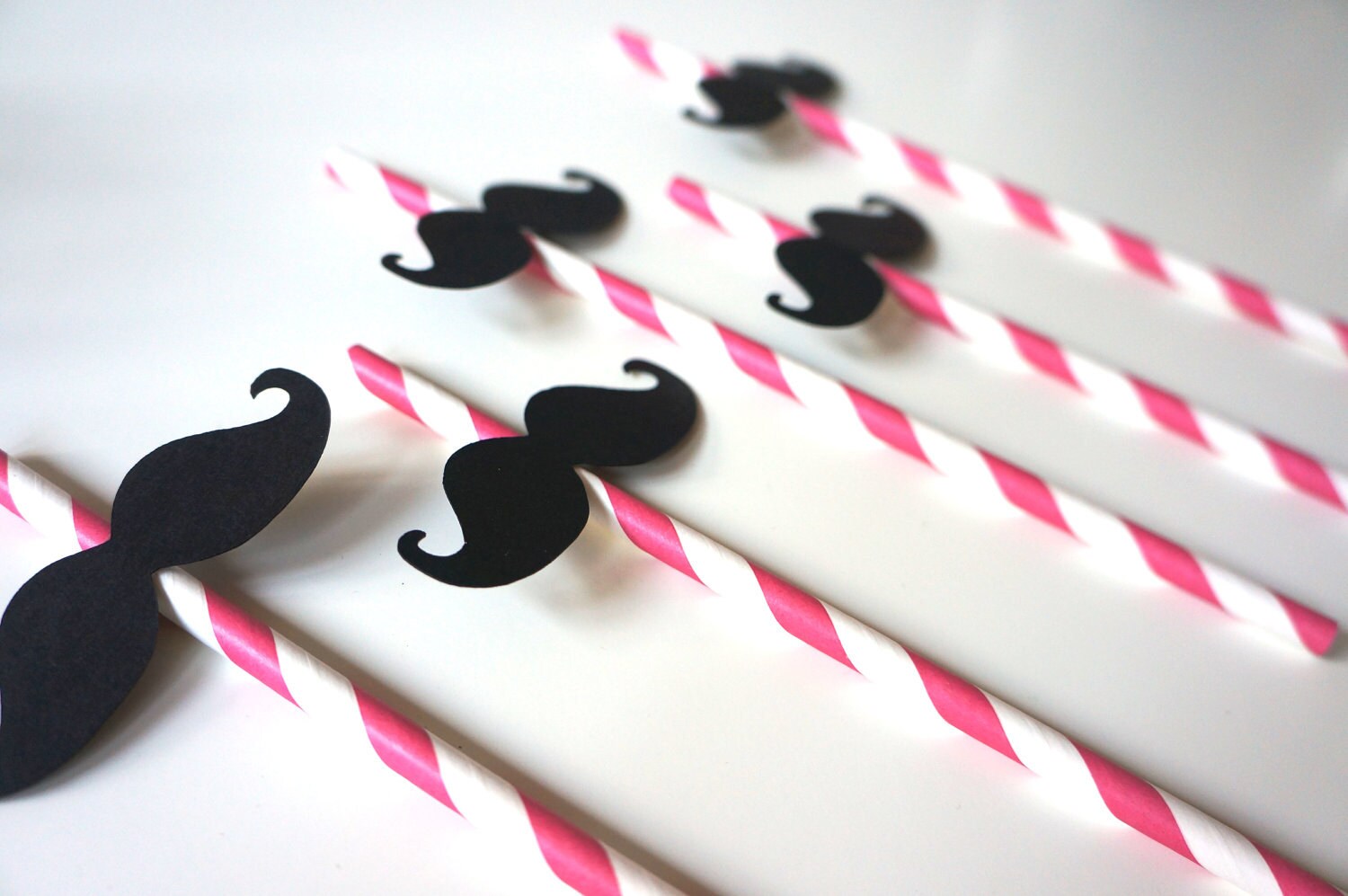 Bachelorette Party Props - Mustache Straw Props - Set of 10 - Mustaches ...