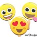 Photo Booth Props ~ Large Emoji Photo Booth Props ~ Emoticon Photo ...