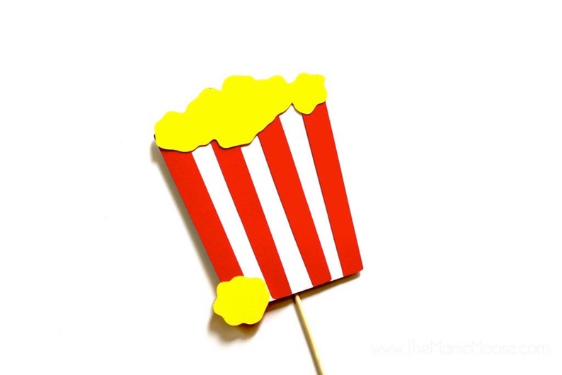 Photo Booth Props Popcorn Photo Booth Prop Carnival - Etsy