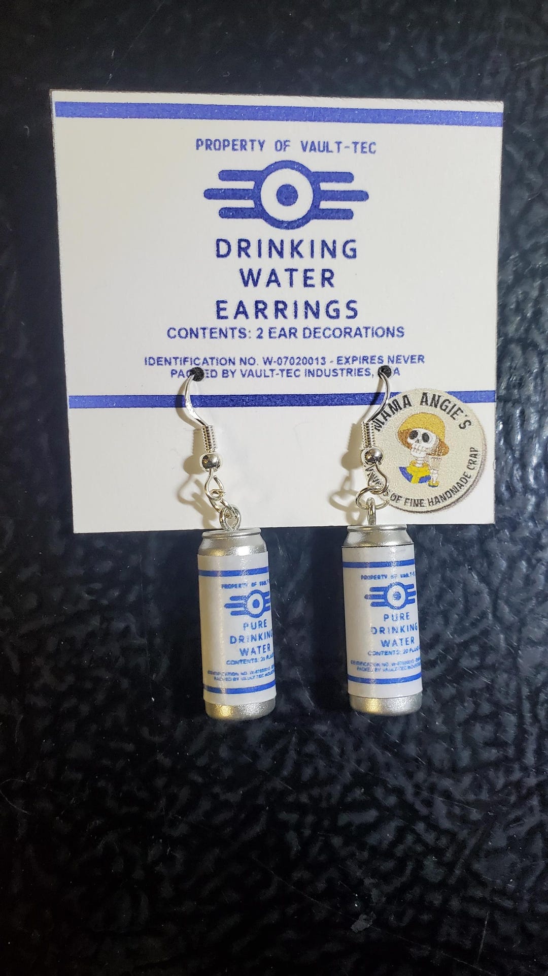 Fallout Vault-tec Emergency Water Earrings - Etsy