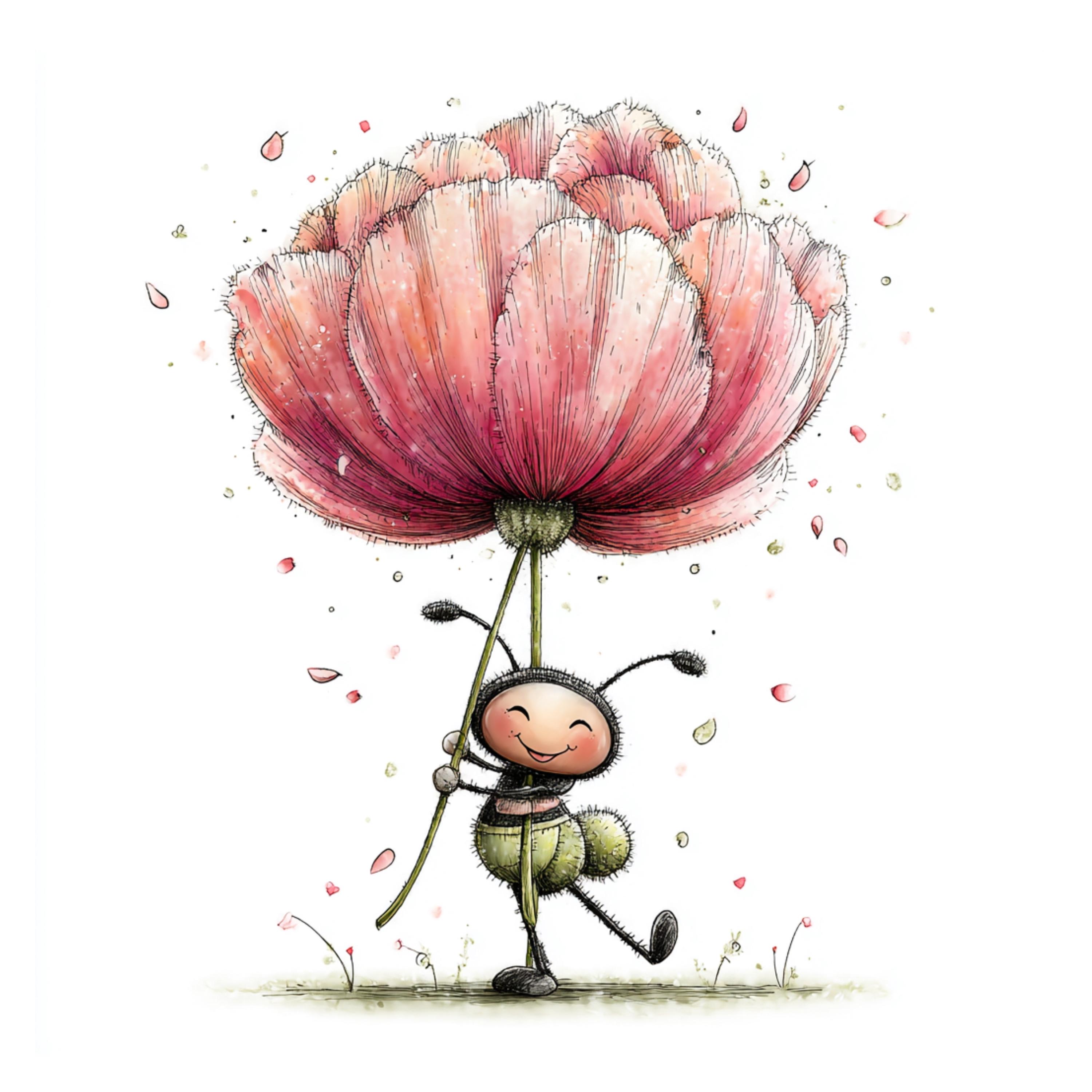 Bugs Insects Spring Clipart Bundle: Cute Quirky Bug Art for Kids ...