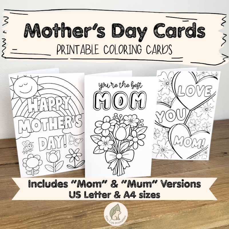 Mothers Day Drawing Easy - Etsy UK