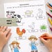 Build a Farm Cut and Paste Craft | Diorama Printable Activity (PDF ...