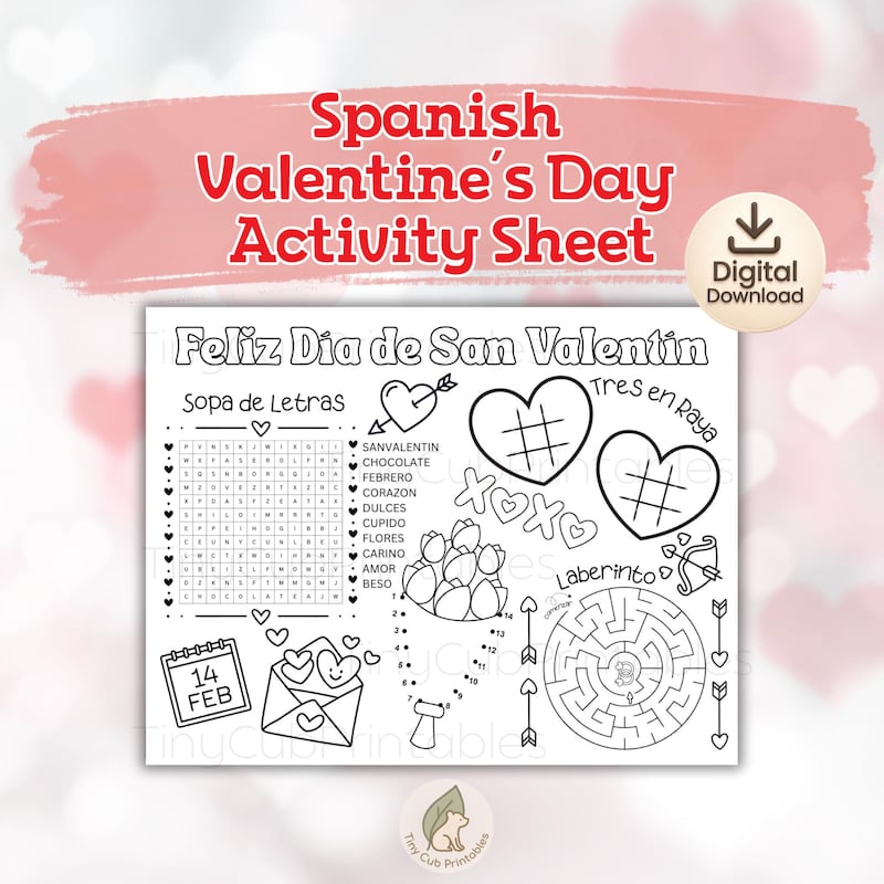 Plantillas de san valentín para imprimir paletas - Etsy México