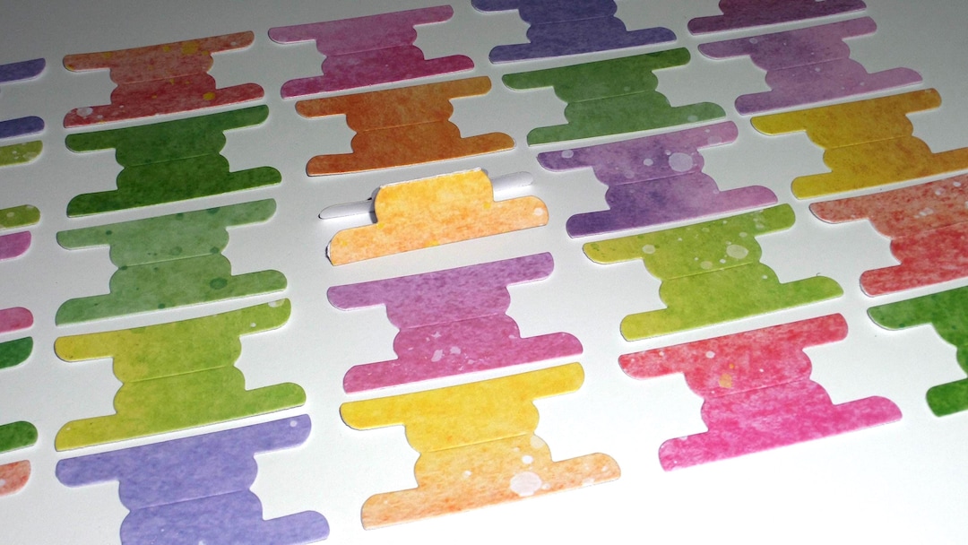 40 Watercolor Divider/file Tabs - Etsy