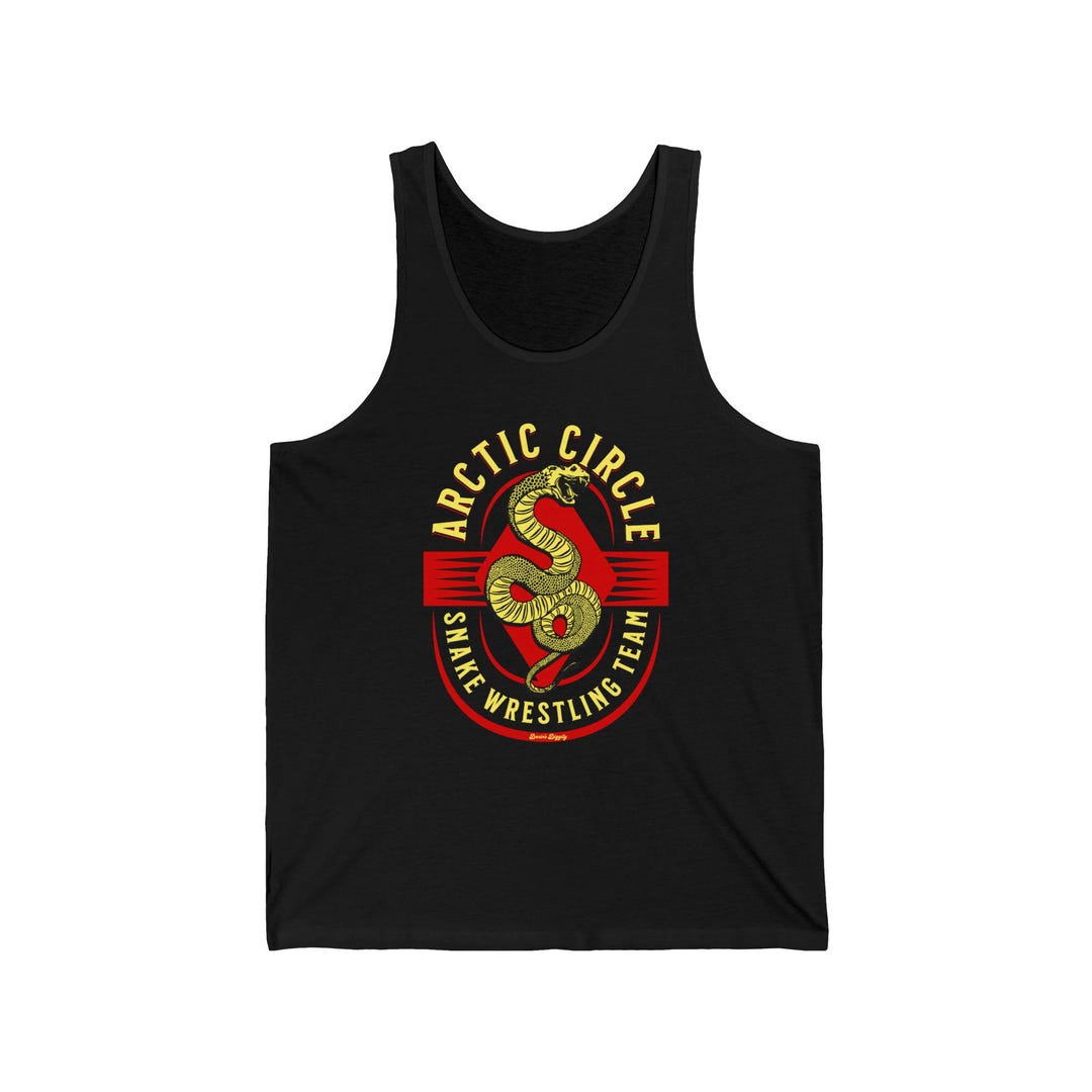 Arctic Circle Snake Wrestling Team Tank | Retro Serpent Graphic - Etsy