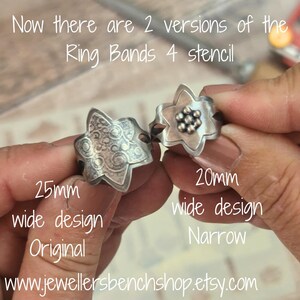 Ring Bands 4 Stencil for Jewellery Making - Etsy