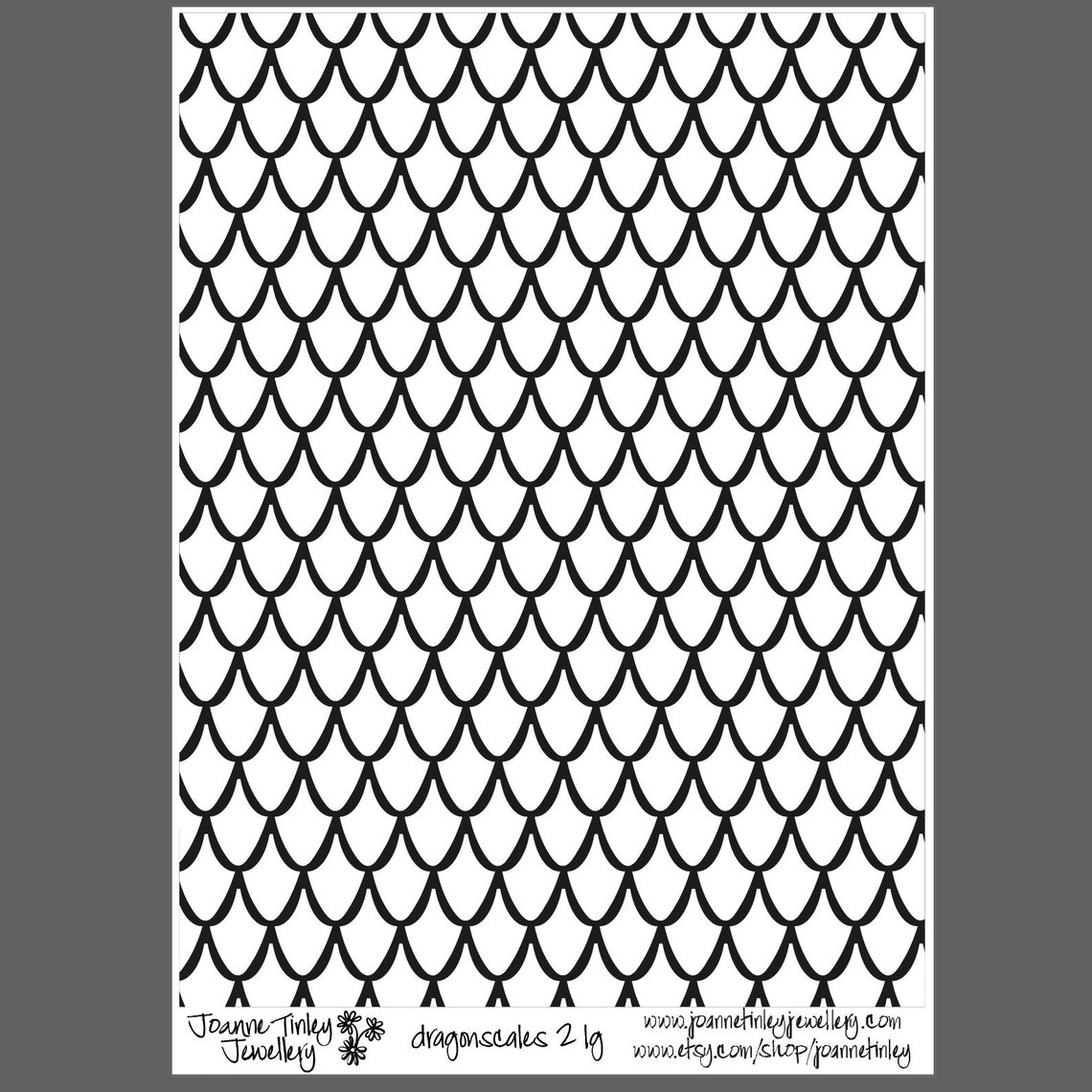 Dragonscales 2 Large Laser Engraved Texture Sheet Pattern - Etsy