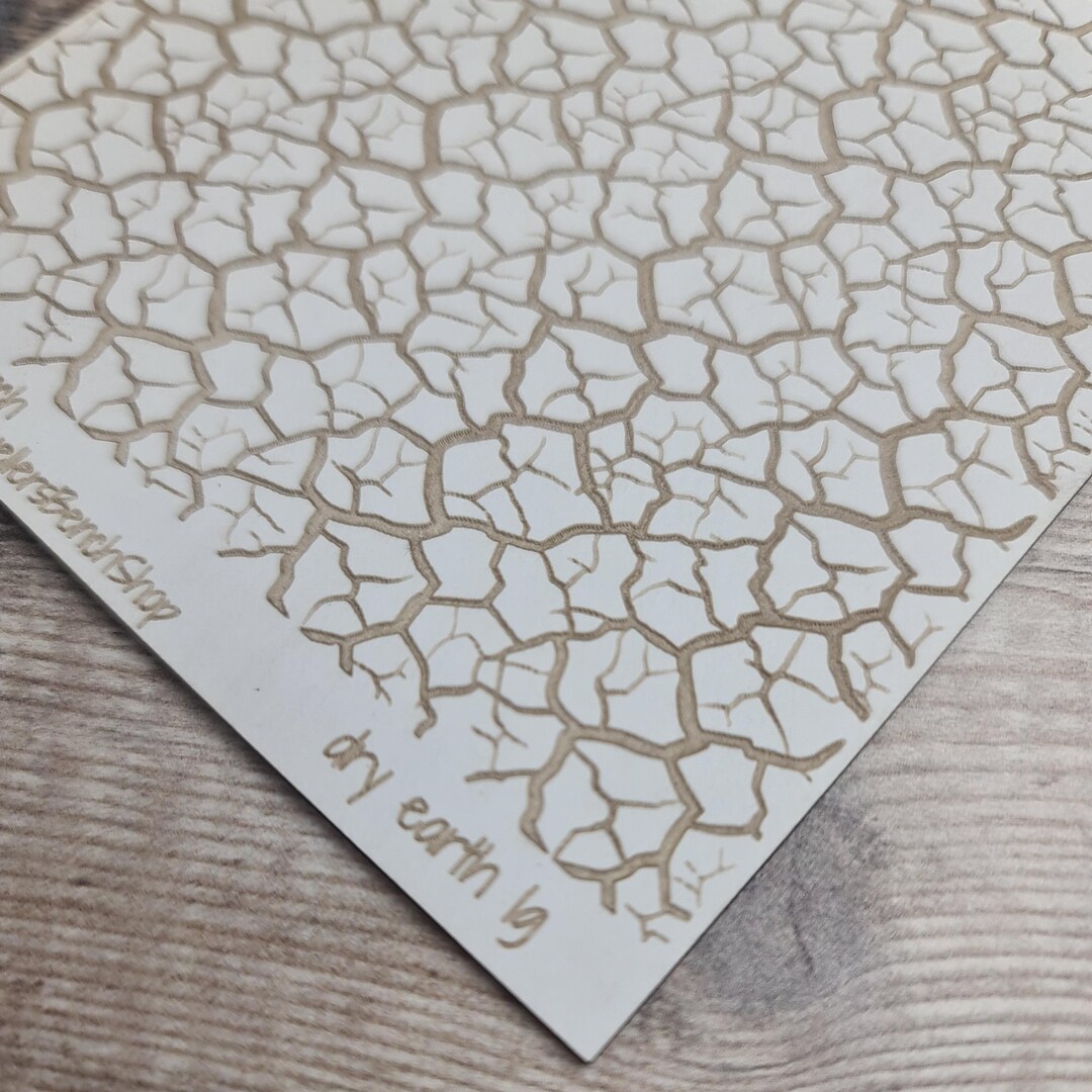 Dry Earth Large - Laser Engraved Texture Sheet Pattern for Rolling Mill ...