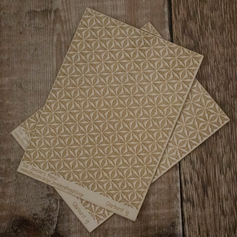 Starburst Large Laser Engraved Texture Sheet Pattern for - Etsy