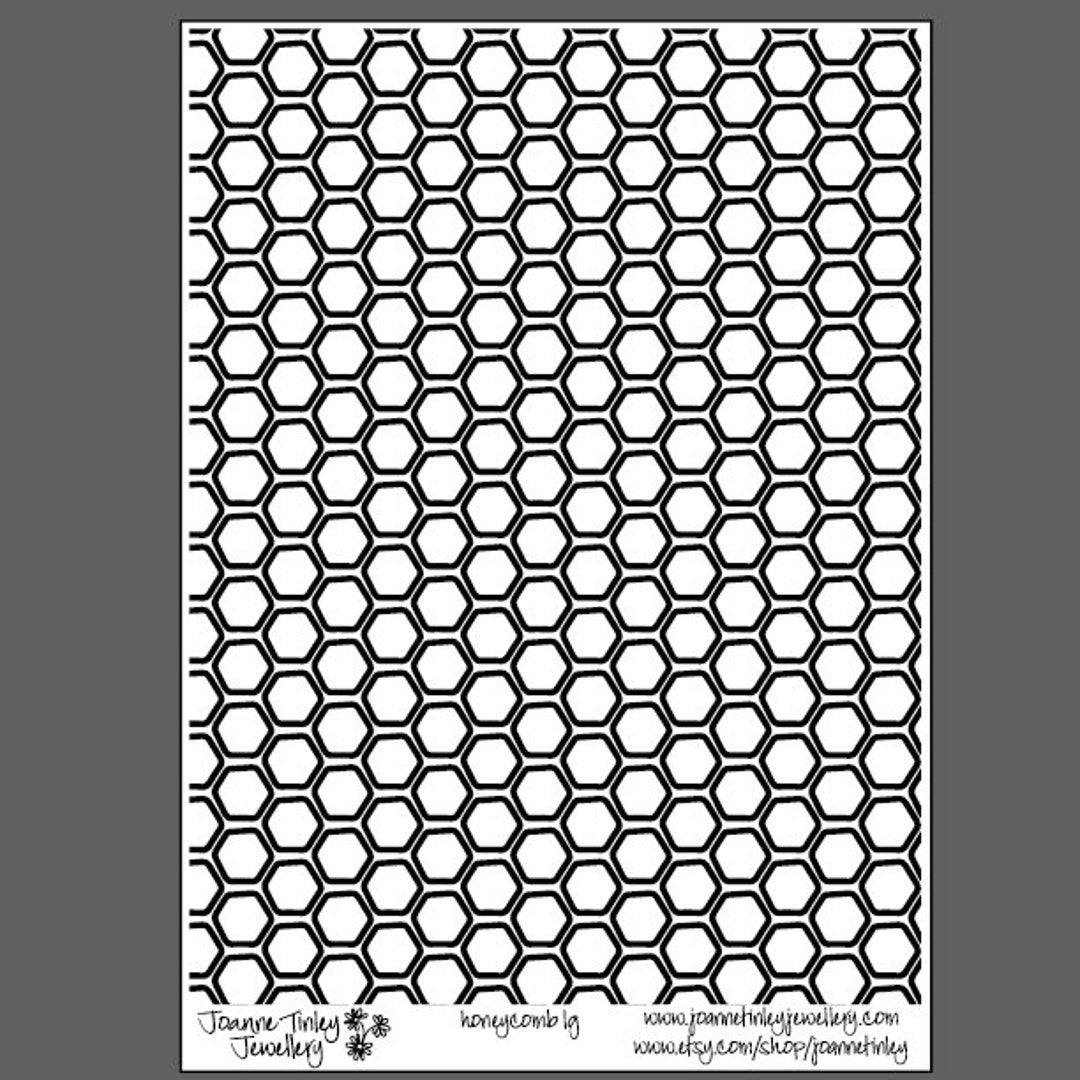 Honeycomb Large - Laser Engraved Texture Sheet for Pattern Rolling Mill ...