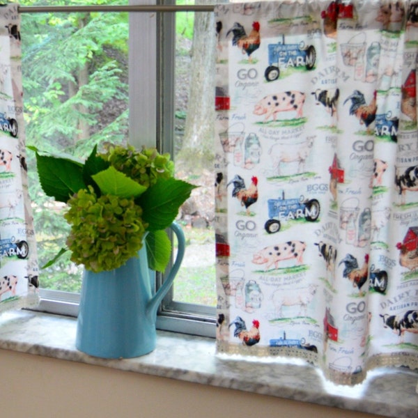 Kitchen Curtains - Etsy