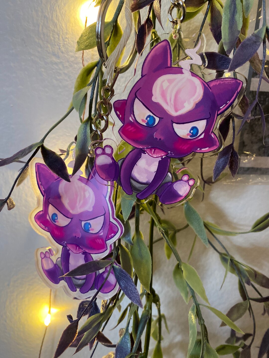 Toxel Baby Pokémon Keychain Lizard Fanart 3” Keyring Double Sided - Etsy