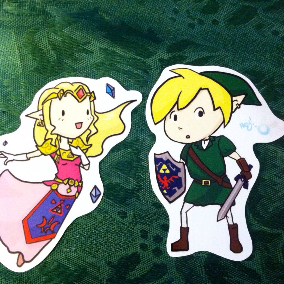 Legend of Zelda Sticker Set — Credocross