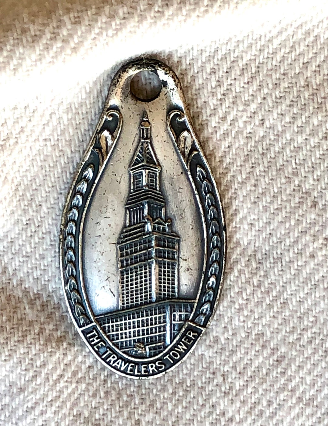 Vintage Travelers Insurance Medal Coin Keychain Fob Medallion - Etsy