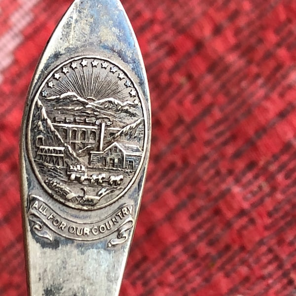 Nevada Silver Spoon - Etsy