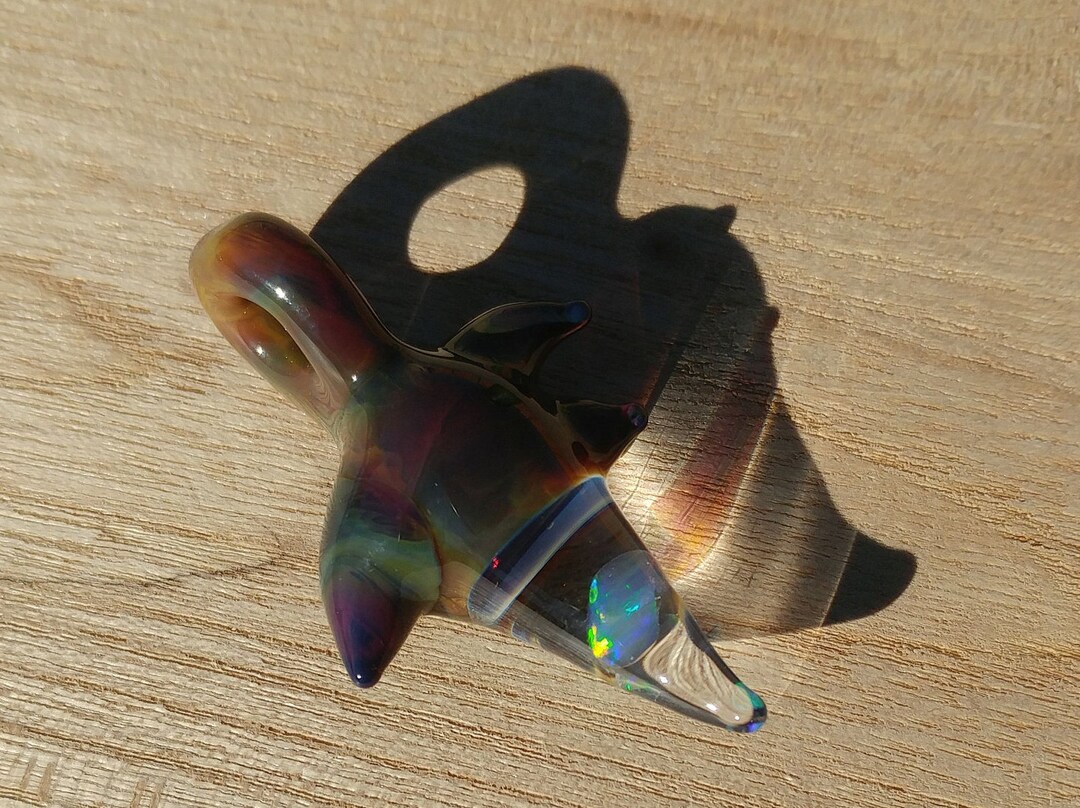 Nearly Transparent Opal Amulet #5 - Glass Pendant by Subconscious ...