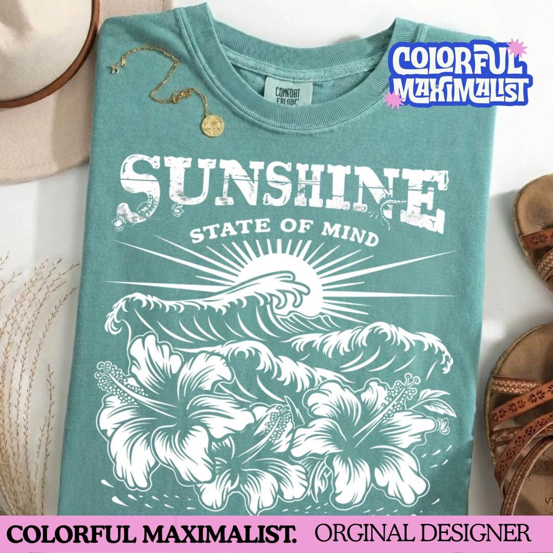 Sunshine State of Mind PNG |sunshine Boho Summer SVG PNG | Retro Summer ...