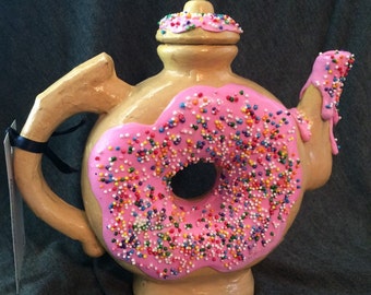 Doughnut teapot | Etsy