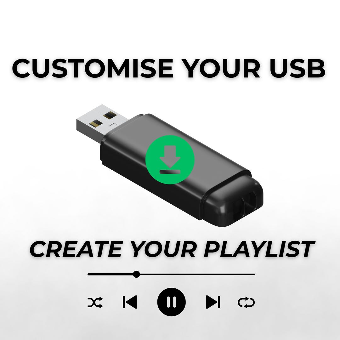 Custom USB Mixtape – Your Playlist on USB – Personalised Music Gift ...
