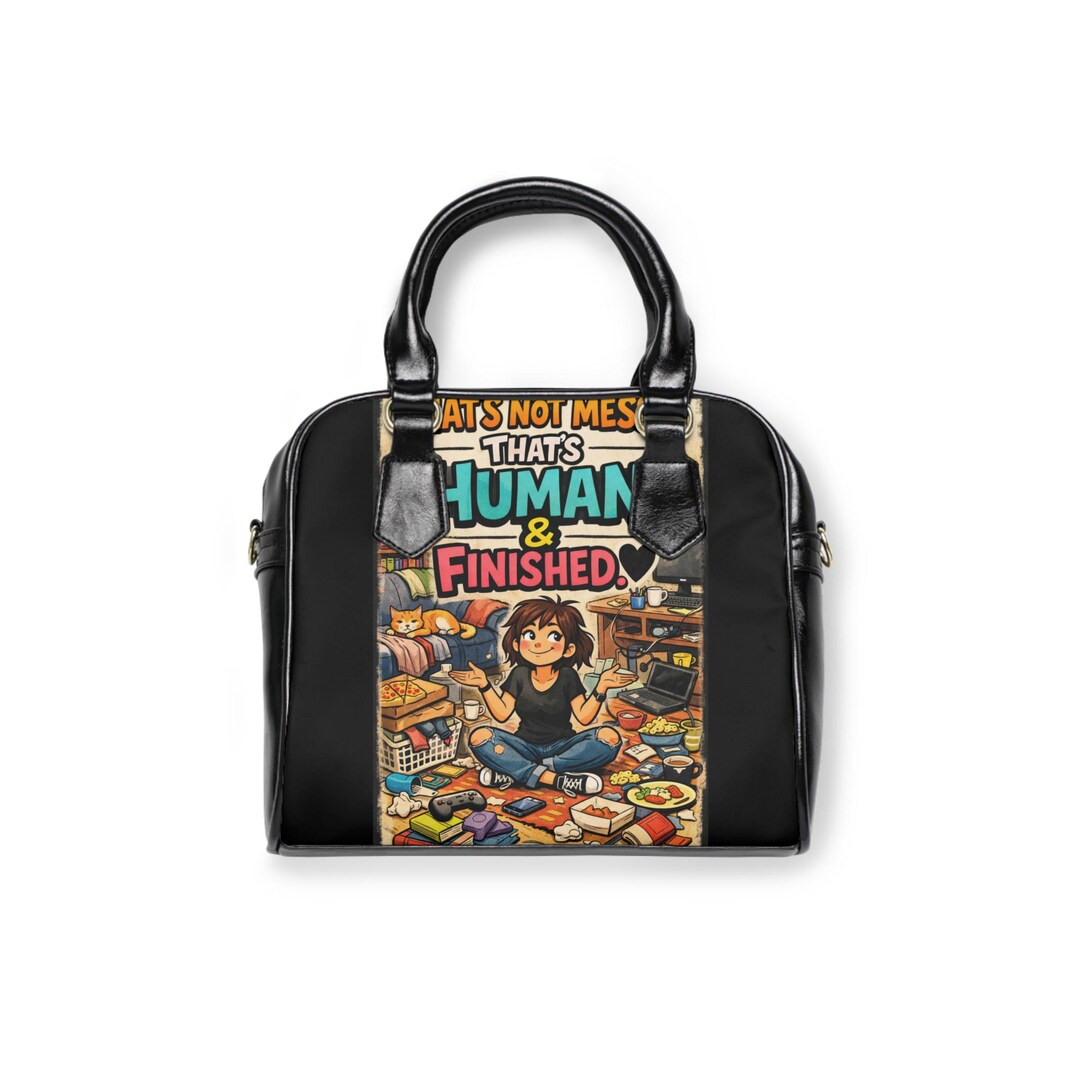 Shoulder Handbag | Messy Room Cartoon - Etsy