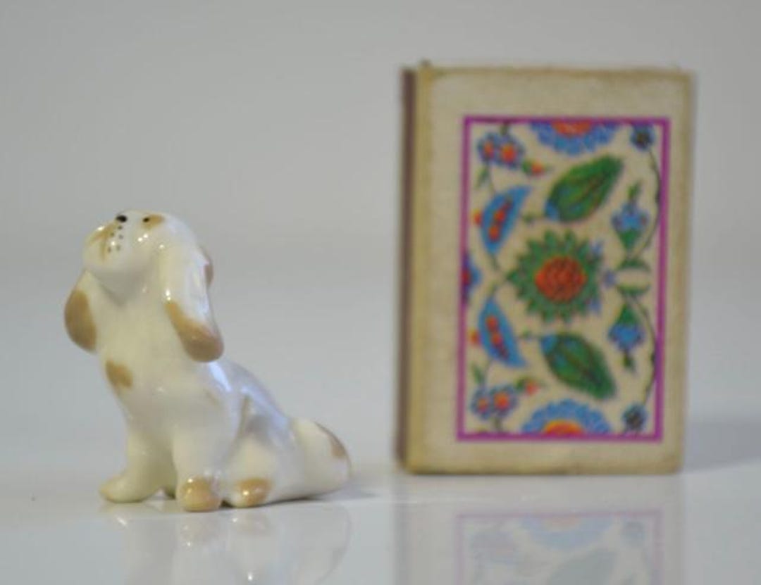 Vintage LFZ Porcelain Dog Figurine – Bolonka, Soviet Era, Collectible ...