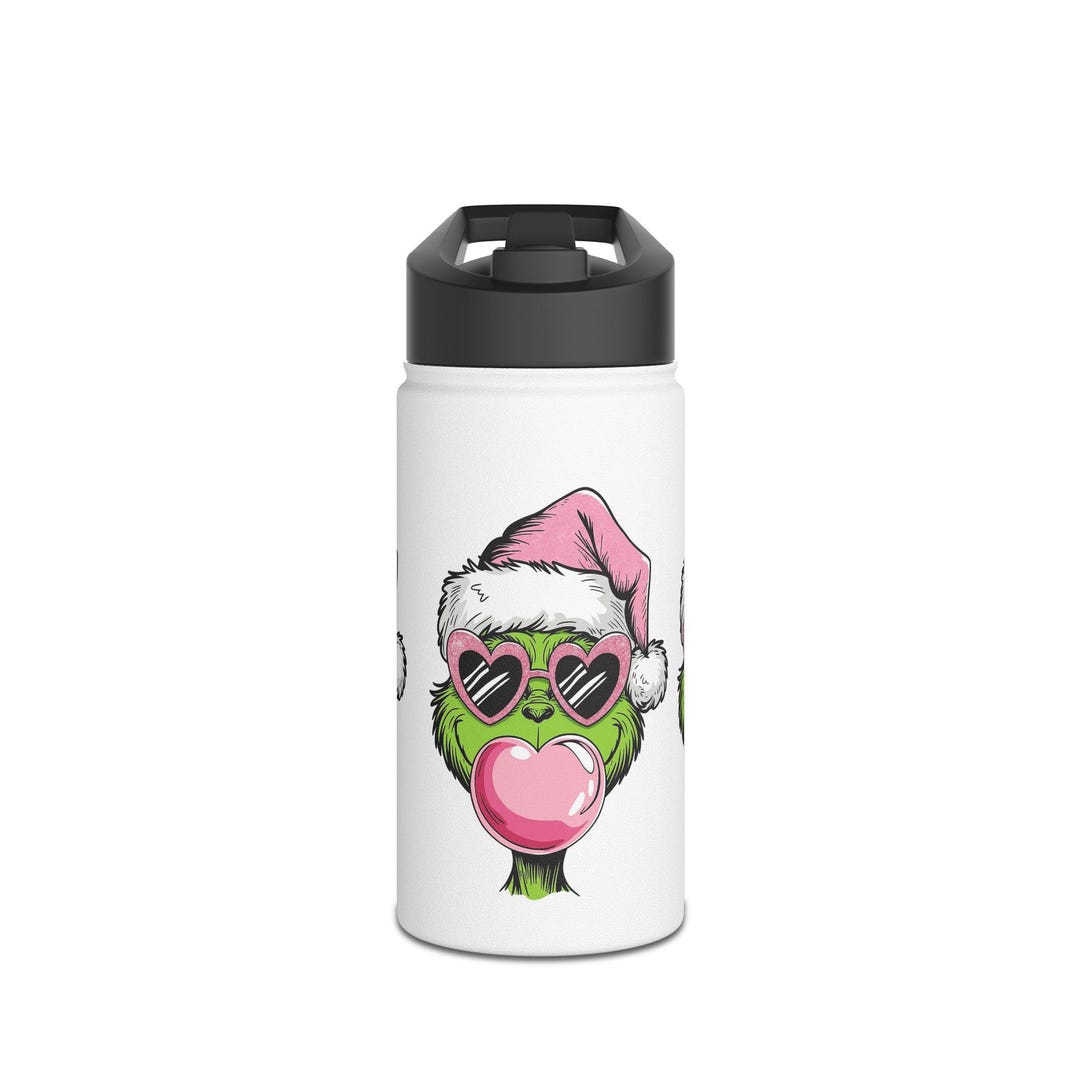 Merry Christmas Stainless Steel Water Bottle - Etsy