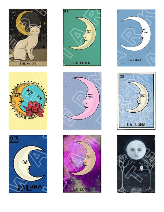 Clipart De Luna Vintage
