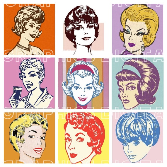 Vintage People Drawings