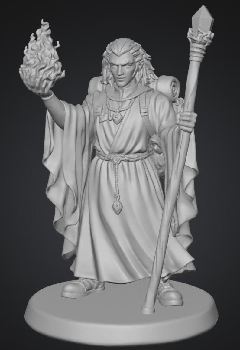 Custom DND Character STL File | Digital Download | Tabletop Miniature ...