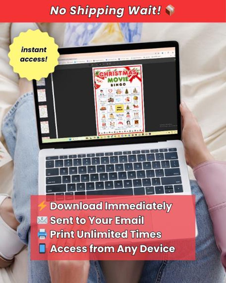 Christmas Animated Movie Holiday Bingo Cards Printable | Family Kids ...