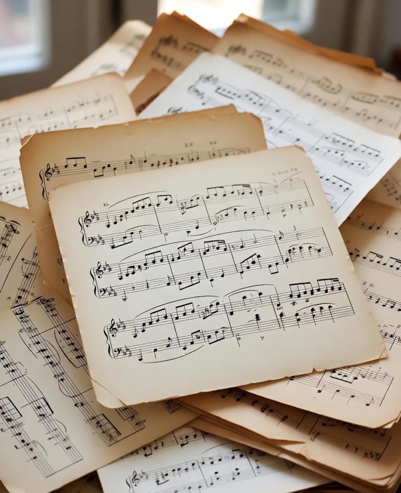 Printable Antique Sheet Music - Etsy
