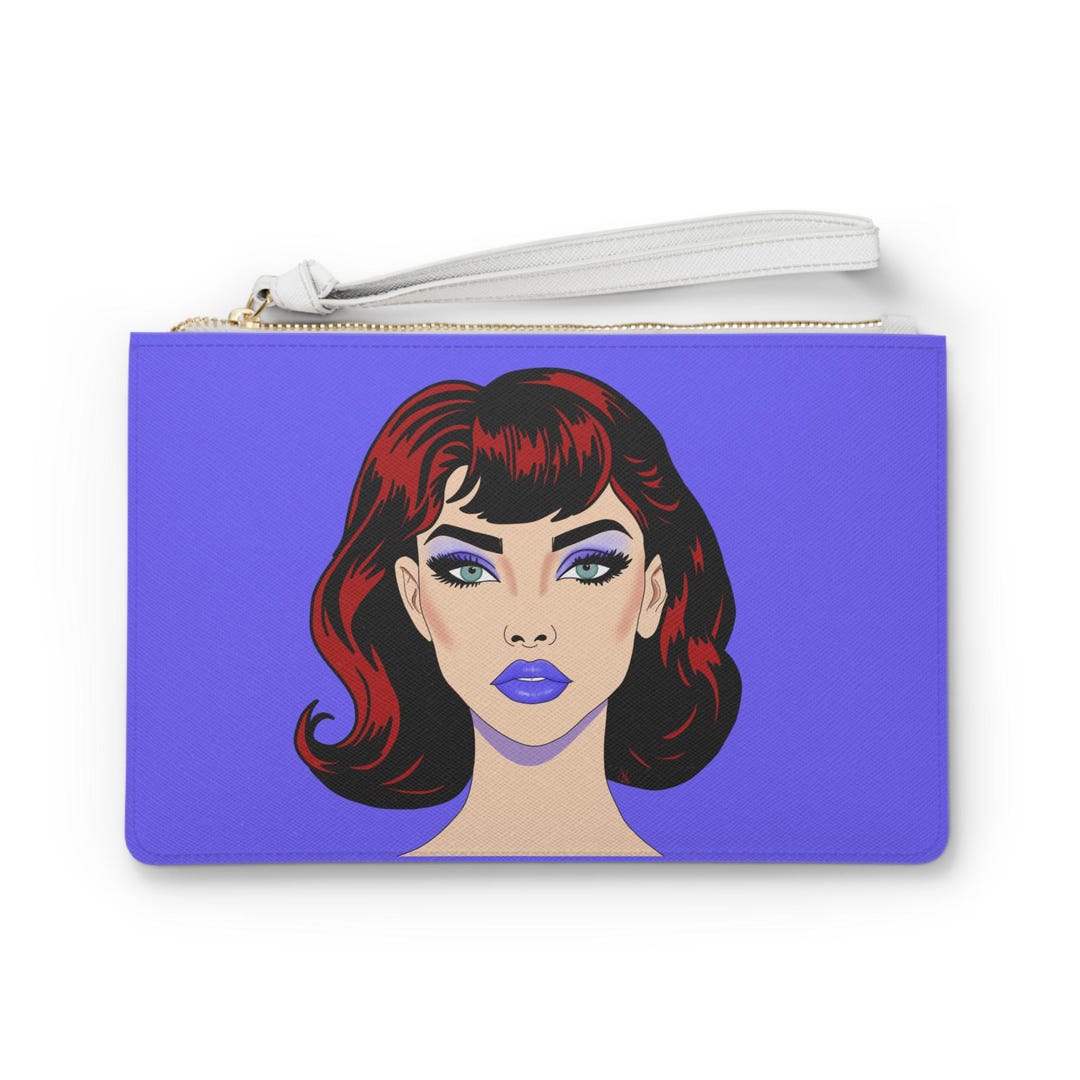Too Bold for Ordinary Pop Art Retro Woman Clutch Bag | Bold Graphic ...