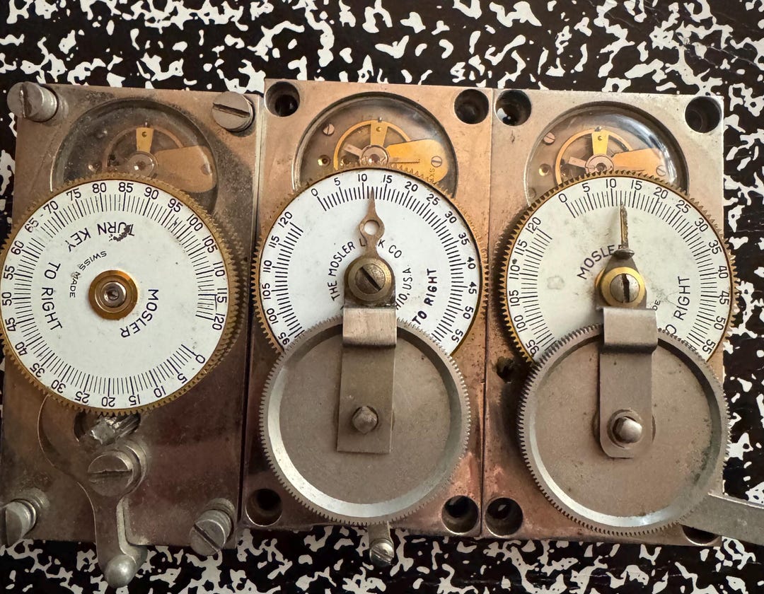 Mosler Time Delay Bank Lock - Etsy