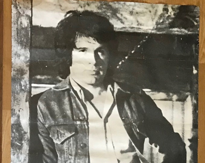 Vintage HUGE Warren Beatty Poster, Life Size 6 Foot Poster, Full Body ...