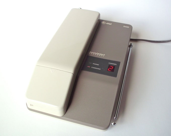 Vintage AT&T 5400 Cordless Remote Phone - Etsy