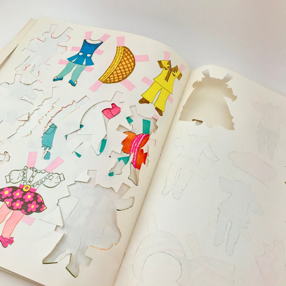 Vintage Whitman Finger Ding Paper Dolls 1971 Remco - Etsy