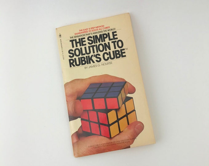 Vintage the Simple Solution to Rubik's Cube, James G. Nourse, Rubik's ...