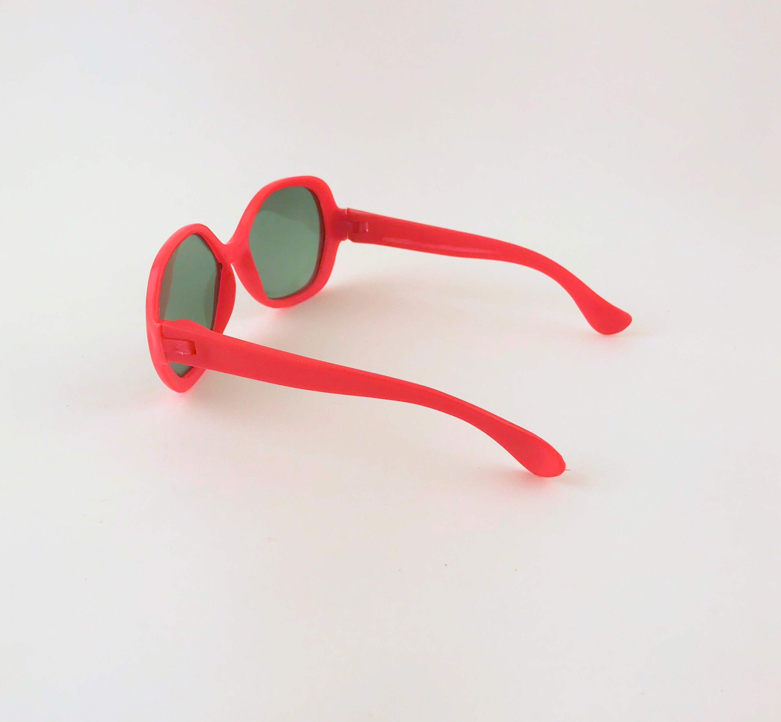 Vintage Children's Red Sunglasses Kid's Sunglasses - Etsy