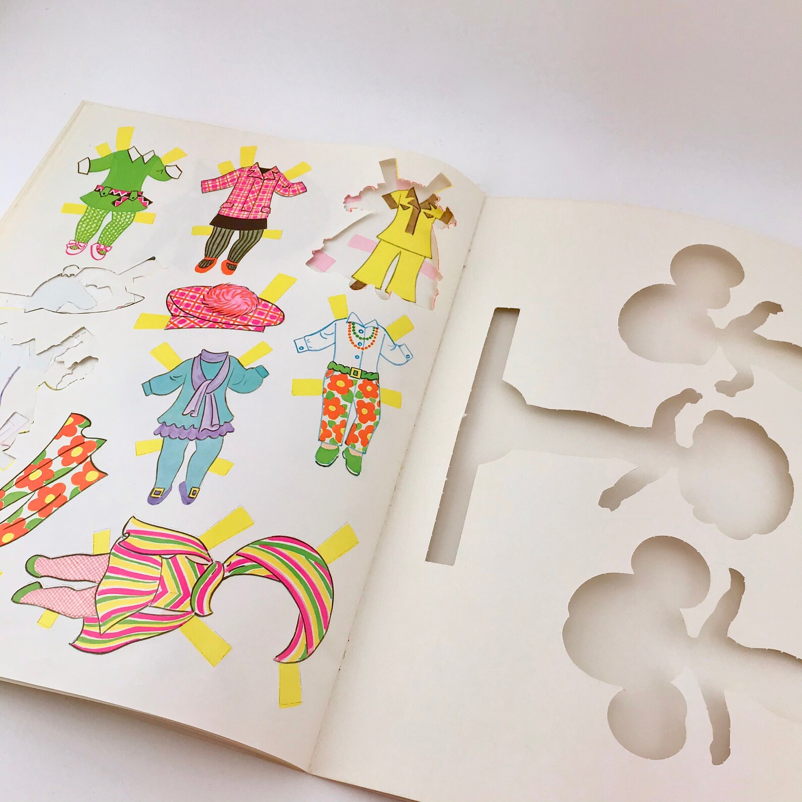 Vintage Whitman Finger Ding Paper Dolls 1971 Remco - Etsy