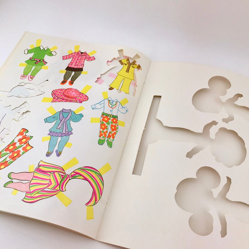 Vintage Whitman Finger Ding Paper Dolls 1971 Remco - Etsy