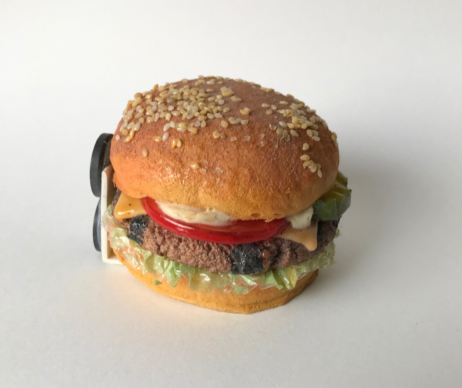 Vintage Realistic Hamburger and Fries Magnet Hamburger | Etsy